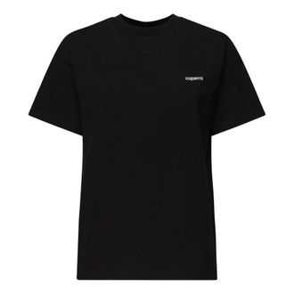Coperni Femme, Tops, Noir, Taille: 36 FR Logo Boxy T-Shirt