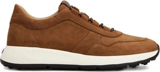 Tod's Homme, Chaussures, Brun, Taille: 40 EU Red Dot Suede Baskets