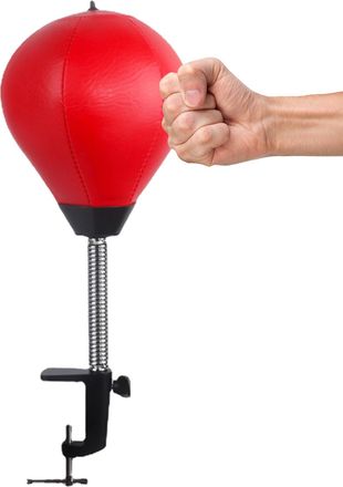 Generico Boxsackhalterung f&uuml;r den Schreibtisch, Boxball mit Metallzubeh&ouml;r, Anti-Stress-Trainingszubeh&ouml;r f&uuml;r B&uuml;ro, Theke, Konzentration und Verbesserung