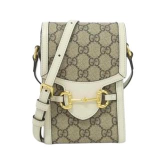 Gucci Sac bandouli&egrave;re Horsebit Pre-owned - Femme - Pre-owned - Beige - Taille: ONE Size