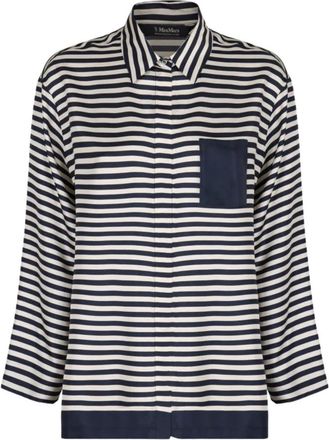 Max Mara Femme, Tops, Bleu, Taille: 38 FR Maya Shirt