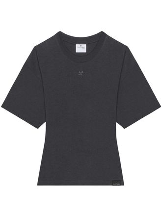 Courrèges chemise à manches évasées - Gris