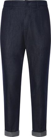 Dondup Homme, Pantalons, Bleu, Taille: W30 Slim-fit Pantalons