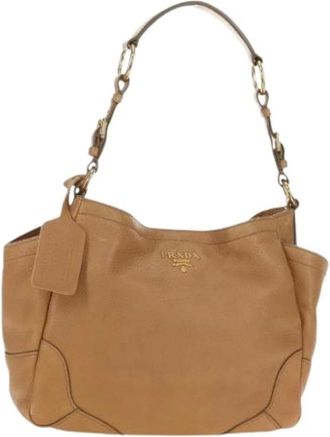 Prada Sac bandouli&egrave;re vintage Pre-owned - Femme - Pre-owned - Beige - Taille: ONE Size