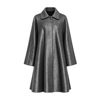 Norma Kamali Manteau droit - Femme - Manteaux - Gris - Taille: 38 FR