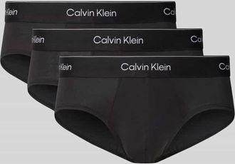 Calvin Klein Underwear Slip mit elastischem Label-Bund im 3er-Pack