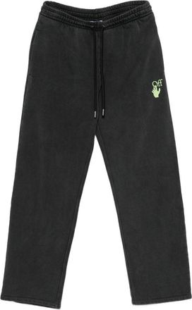 Off-white Pantalon de surv&ecirc;tement blanc cass&eacute; Bacco Arrow