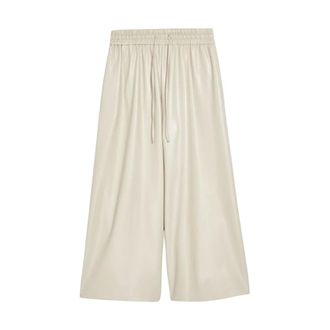 Max Mara Femme, Pantalons, Beige, Taille: 40 FR Wide Pantalons