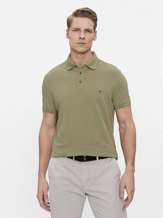 Tommy Hilfiger Poloshirt 1985 MW0MW17771 Grün Slim Fit