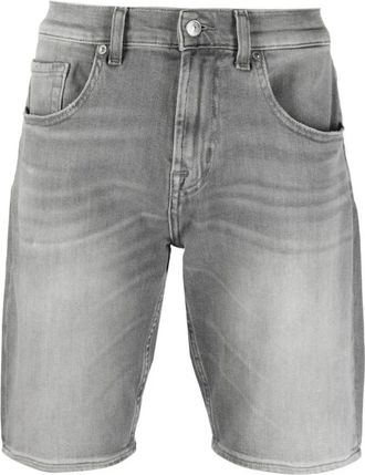 7 For All Mankind Short en jean longueur genou - Homme - Shorts - Gris - Taille: W36