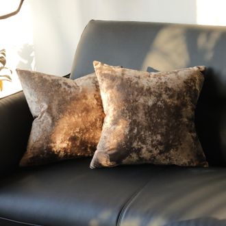 Generic Kissenbezug 50x50 Herbst 2er Set Pl&uuml;sch-Kissenbez&uuml;ge, Dekorative Couch-Kissenbez&uuml;ge - OekoTex Zertifiziert, Kuscheliger Bezug F&uuml;r Dekokissen Und Sofak