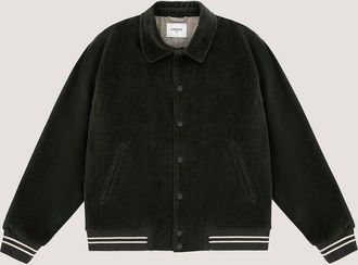 Circolo 1901 Varsity jacket, Dark forest corduroy, XL, Man