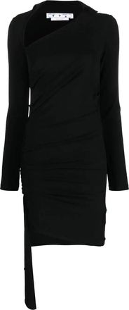 Off-white Knielanges Kleid - Schwarz