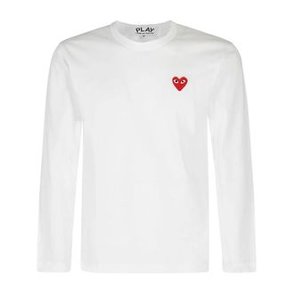 Comme Des Gar&ccedil;ons T-shirt Casual Play - Homme - Tops - Blanc - Taille: 2XL