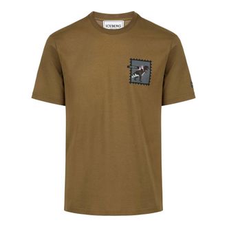 Iceberg Regular Fit Baumwolljersey T-Shirt - - Tops - Herren - Gr&uuml;n - XL