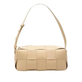 Bottega Veneta Pre-owned Gewebte Nappa Schultertasche - - Pre-owned - Damen - Beige - ONE SIZE