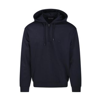 Emporio Armani Navy Hoodie Sweatshirt - - Sweatshirts & Hoodies - Herren - Blau - S