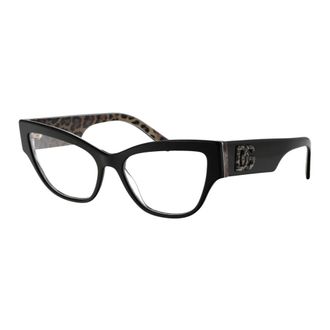 Dolce & Gabbana Femme, Accessoires, Noir, Taille: 55 MM Lunettes Optiques Élégantes 0Dg3378