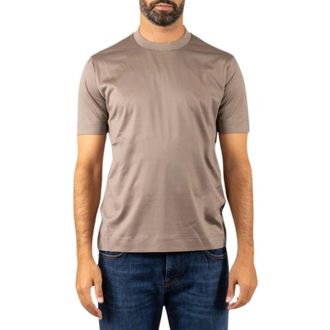 Emporio Armani T-shirt &agrave; manches longues - Homme - Tops - Beige - Taille: L