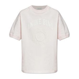 Anine Bing Jaylin T-Shirt - - Tops - Damen - Rosa - M