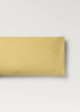 Mango Taie doreiller enfant coton lav&eacute; double surpiq&ucirc;re 45x110 cm moutarde - Home - 45x110cm - MANGO HOME