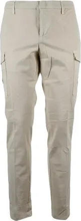 Dondup Homme, Pantalons, Beige, Taille: W35 Eddy Slim-fit Pantalons