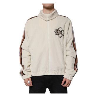 Dolce & Gabbana Homme, Vestes, Beige, Taille: L Veste zipp&eacute;e int&eacute;grale