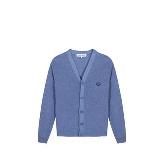 Maison Labiche Gilet Poir&eacute;e patch coeur en coton