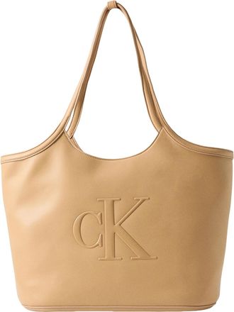 Calvin Klein Shopper Contrast Monogram Tote