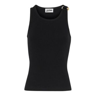 Jean Paul Gaultier The Piercing Tank Top - - Tops - Damen - Schwarzk - M