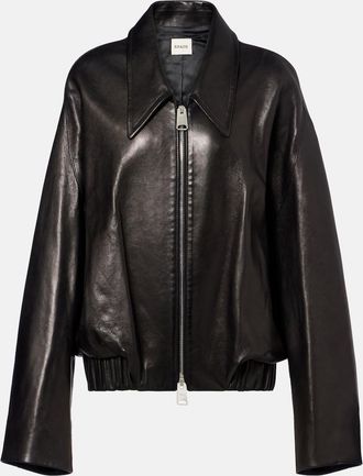 Khaite Veste Odin en cuir