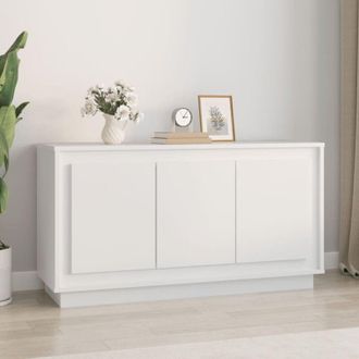 vidaXL Buffet blanc 102x35x55 cm bois ding&eacute;nierie Vidaxl