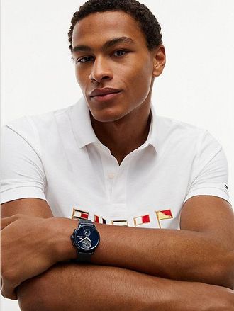 Tommy Hilfiger Montre bracelet bleue &agrave; sous-cadran