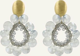 Lott. Gioielli Lott.Gioielli Ohrh&auml;nger Susan Flower Drop Element Blue Aura By Glambou gold