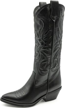 Gisèl moirè Femme, Chaussures, Noir, Taille: 38 EU Chaussures en cuir noir pour femmes style Californie