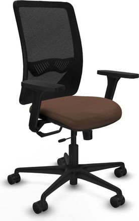 Piqueras y Crespo Gepolsterter B&uuml;rostuhl Zulema mit 3D-Armen, h&ouml;henverstellbare Lendenwirbelst&uuml;tze, ausgestattet mit Syncro/Traslack und Schneidschaum, mit Rollen von 6