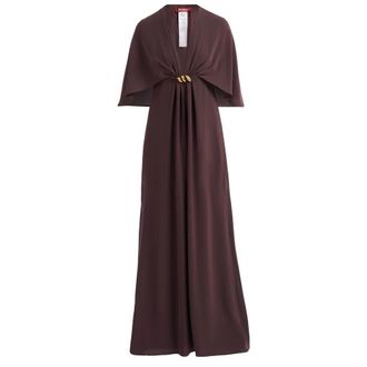 Max Mara Elegantes Kleid - - Dresses - Damen - Braun - M