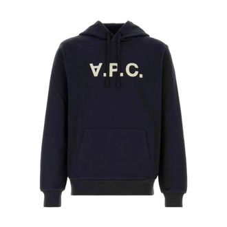 A.P.C. A.p.c., Homme, Sweatshirts et sweats &agrave; capuche, Bleu, Taille: M SweaT-shirt &agrave; capuche Standard Grand VPC