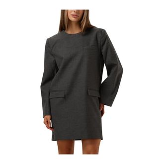 Gestuz Graues Blazer Kleid f&uuml;r Selbstbewusste Frauen - - Dresses - Damen - Grau - 2XS