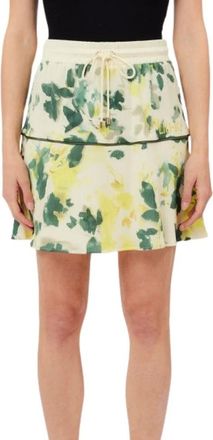 Liu Jo Femme, Jupes, Multicolore, Taille: 40 FR Mini-jupe &agrave; imprim&eacute; floral