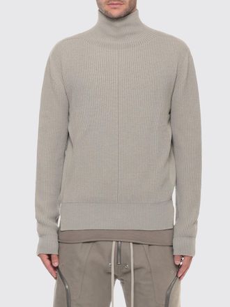 Rick Owens Rollkragenpullover aus Schurwolle mit &uuml;berschnittenen Schultern und Rippb&uuml;ndchen
