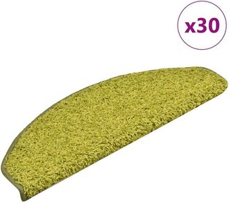 vidaXL Stufenmatten 30 Stk. 65x21x4 cm Gr&uuml;n Halbrund Gro&szlig; Vidaxl