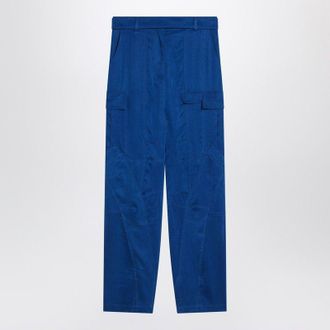 Ferragamo Elektrische Blaue Cargo-Hosen