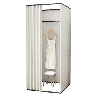 Generic CFDZCP Cabine DEssayage Cabine Dessayage Ind&eacute;pendante, Cabine Dessayage Mobile, Rideau De S&eacute;paration De Confidentialit&eacute; for Magasin De V&ecirc;tements, avec