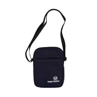 Sergio Tacchini Sac &agrave; bandouli&egrave;re r&eacute;tro pour homme Bleu marine Taille unique, bleu marine, Small