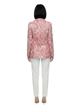 Dolce & Gabbana Womens Multicolor Metallic Fibre Blazer Clothing
