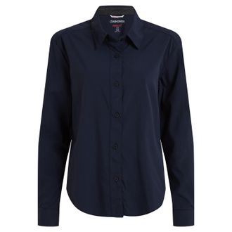 Craghoppers Freeda Hemd f&uuml;r Damen Lang&auml;rmlig (Marineblau)