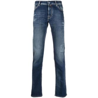 Jacob Cohen Homme, Jeans, Bleu, Taille: W35 Jeans dritti a vita media