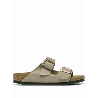 Birkenstock Femme, Chaussures, Beige, Taille: 36 EU Sandales Arizona Soft Footbed