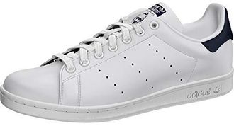 adidas Originals Adidas Stan Smith, Chaussures de Gymnastique mixte adulte, Multicolore (White Cwhite/Cwhite/Dkblue), 40 2/3 EU